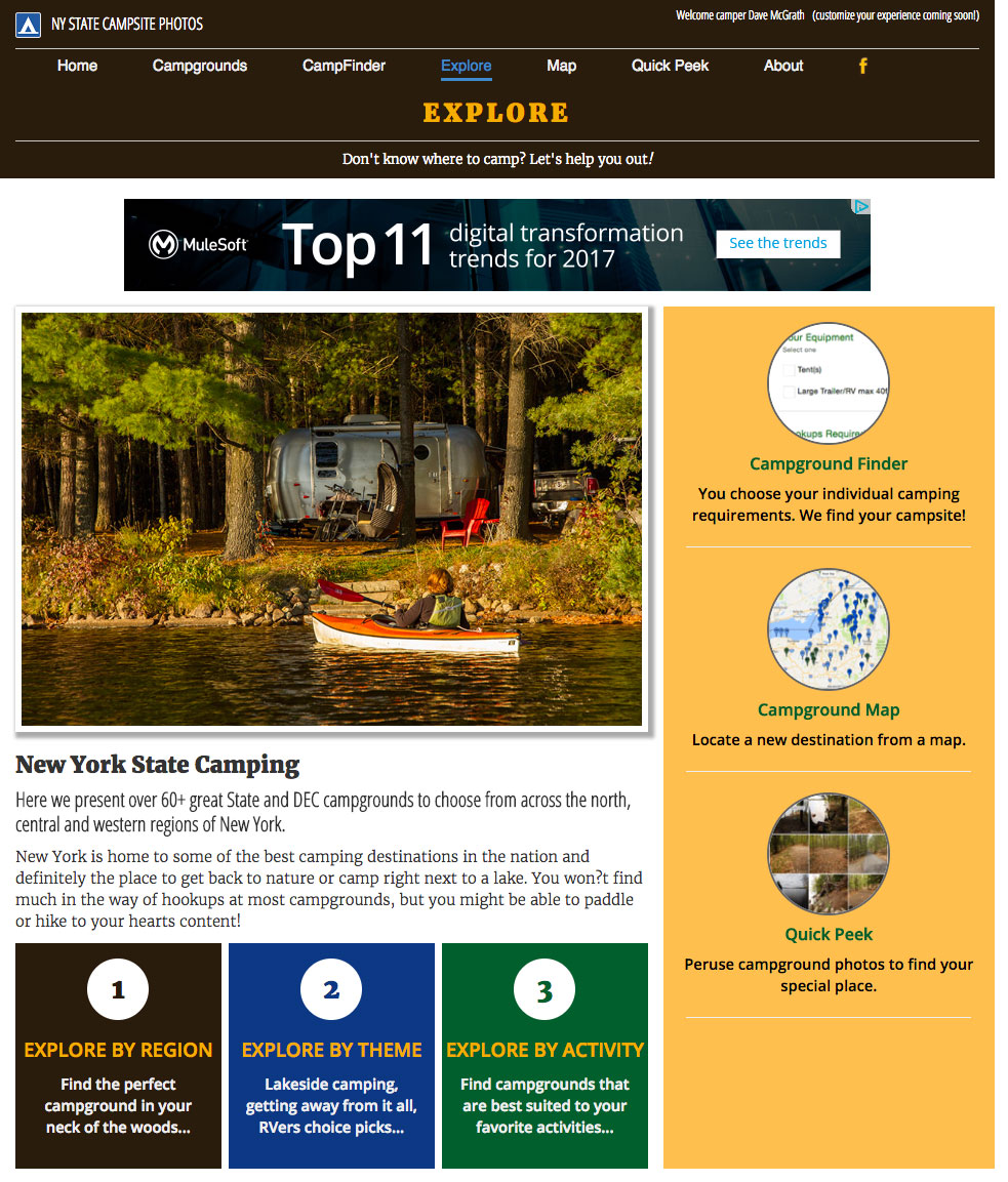 New York State Campsite Photos - Campsite Finder